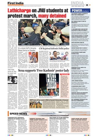 Indian newspapers in english first india rajasthan-10 january 2020 ...