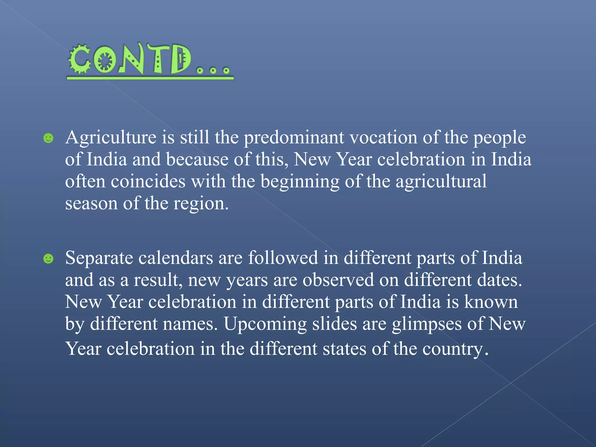 Indian new year's days | PPT