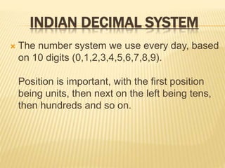 Indian number system | PPT
