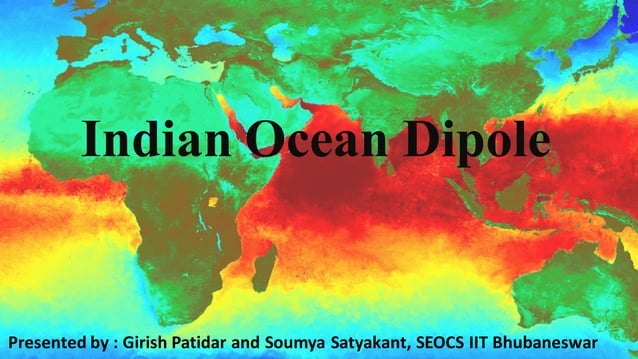 Introduction to Indian ocean dipole | PPT
