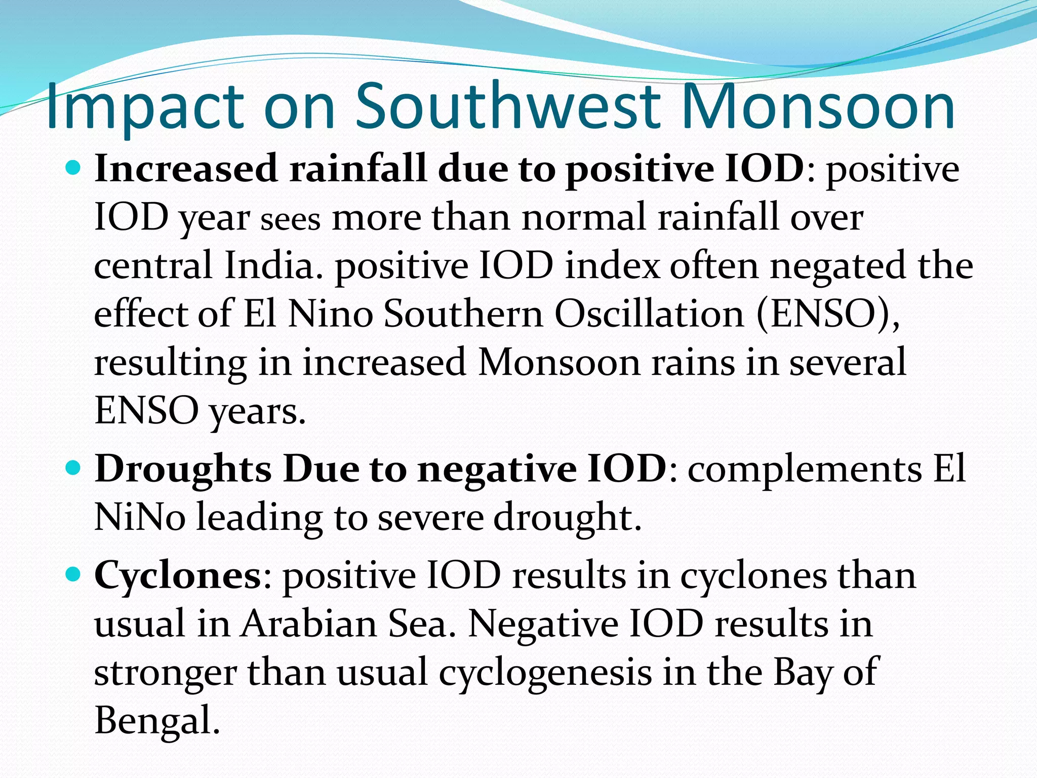 Indian Ocean Dipole (IOD) | PPTX