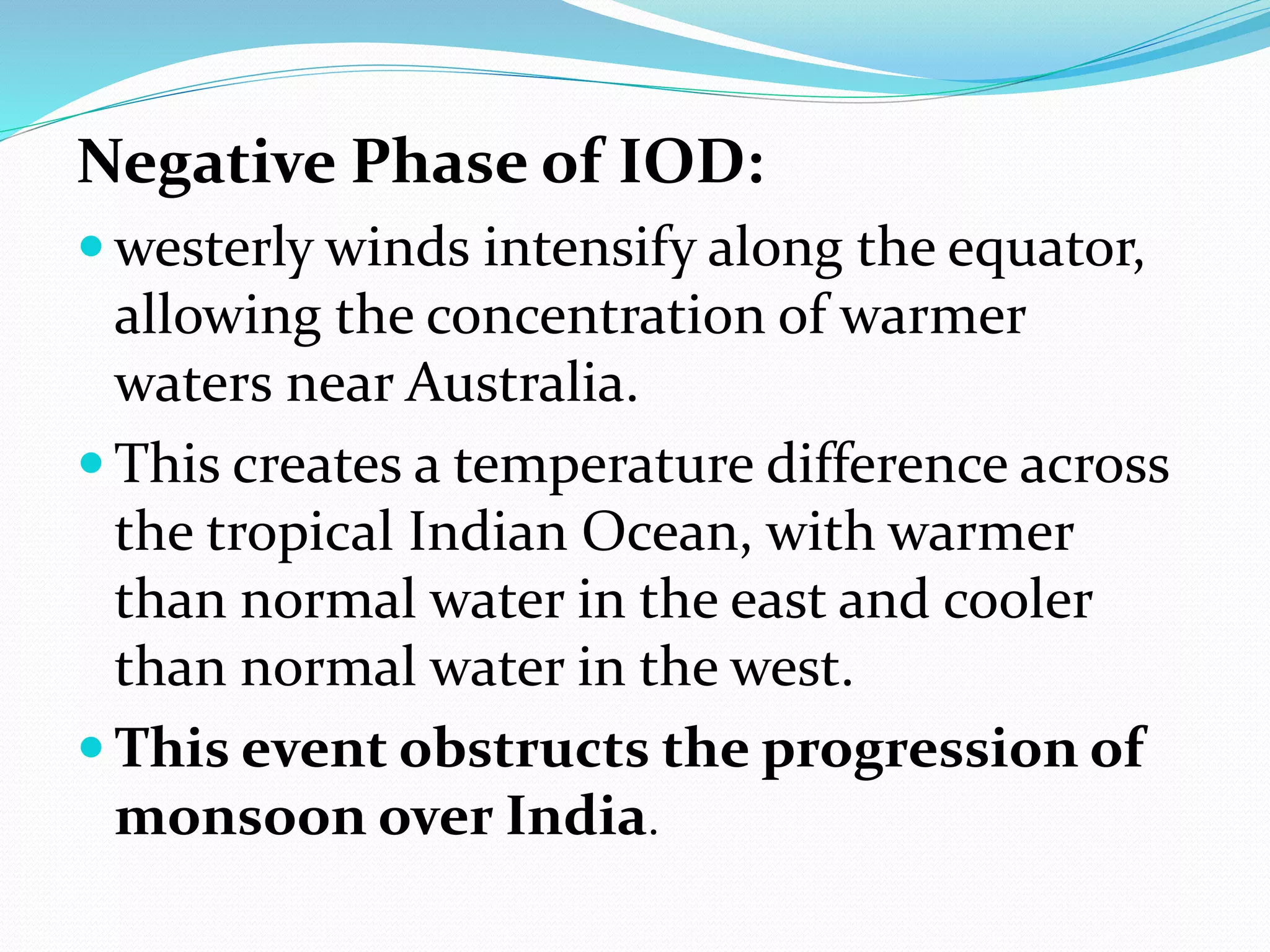 Indian Ocean Dipole (IOD) | PPTX