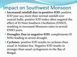 Indian Ocean Dipole (IOD) | PPTX