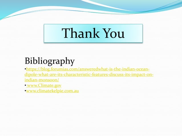 Indian Ocean Dipole (IOD) | PPTX