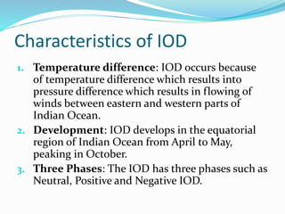 Indian Ocean Dipole (IOD) | PPTX
