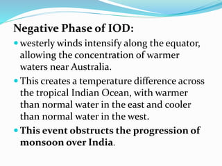 Indian Ocean Dipole (IOD) | PPTX