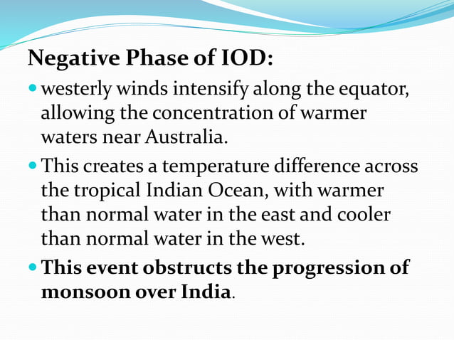 Indian Ocean Dipole (IOD) | PPTX
