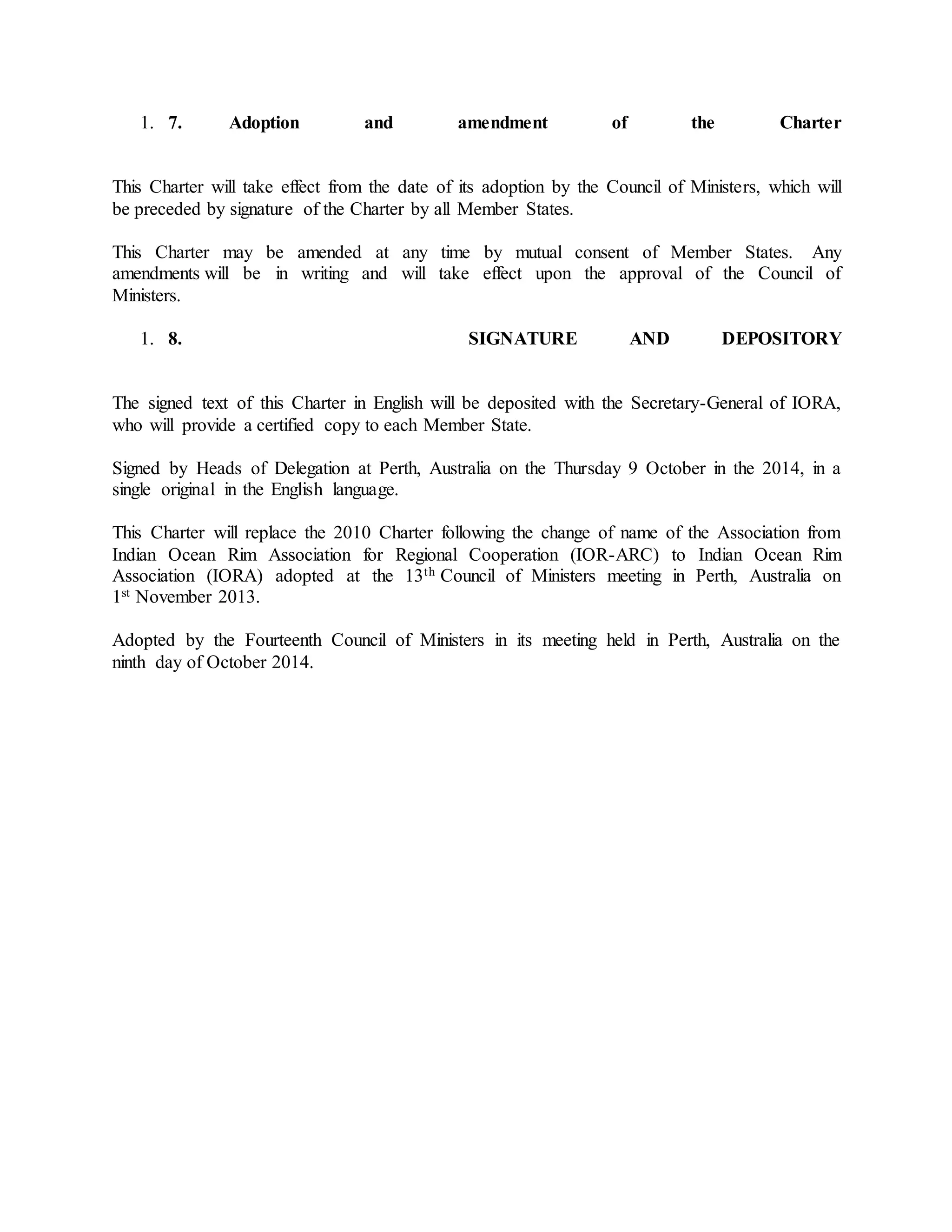 Indian ocean rim association | DOCX