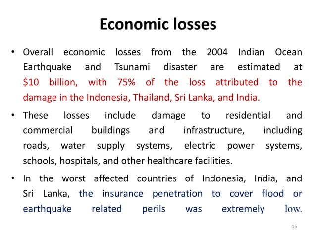 Indian ocean tsunami ,2004 | PPTX | Geography | Science