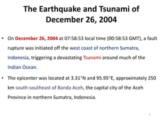 Indian ocean tsunami ,2004 | PPTX