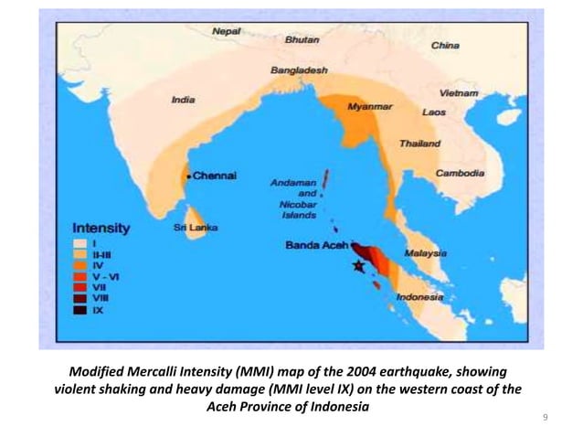 Indian ocean tsunami ,2004 | PPTX | Geography | Science