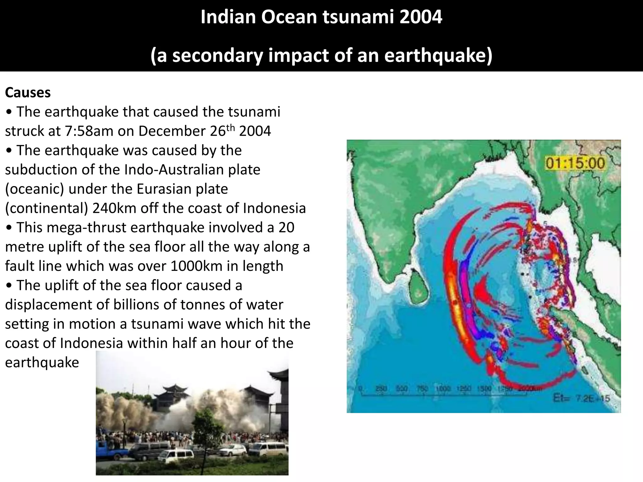 Indian ocean tsunami case study | PPTX