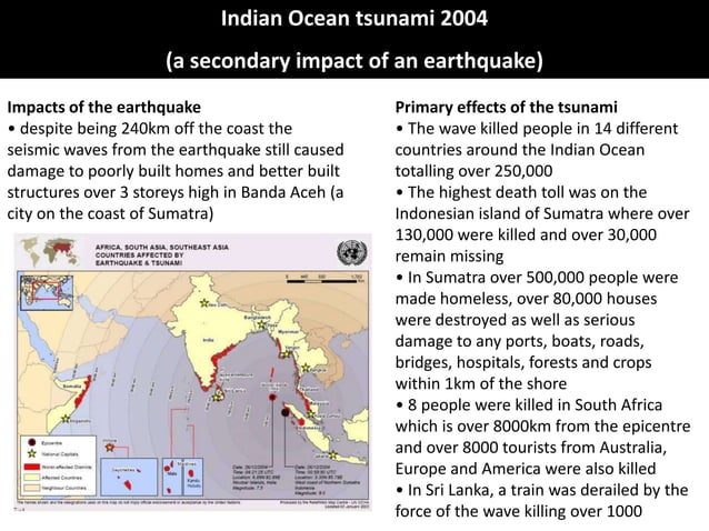 Indian ocean tsunami case study | PPTX