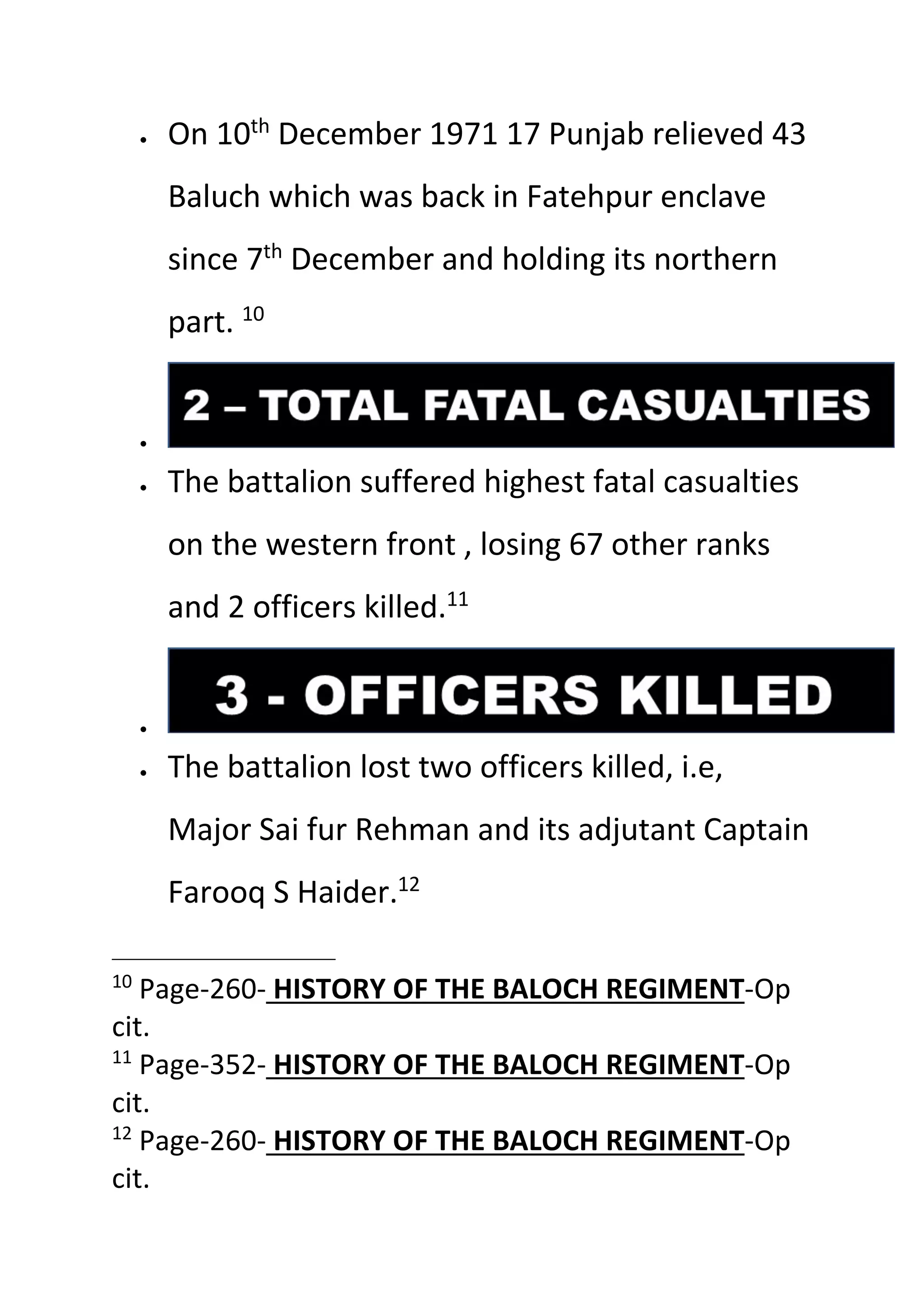 43 BALUCH IN 1971 AND INDIAN OFFICER WHO SAW THEM | PDF