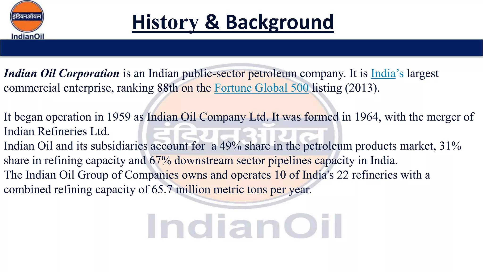 Indian oil | PPT