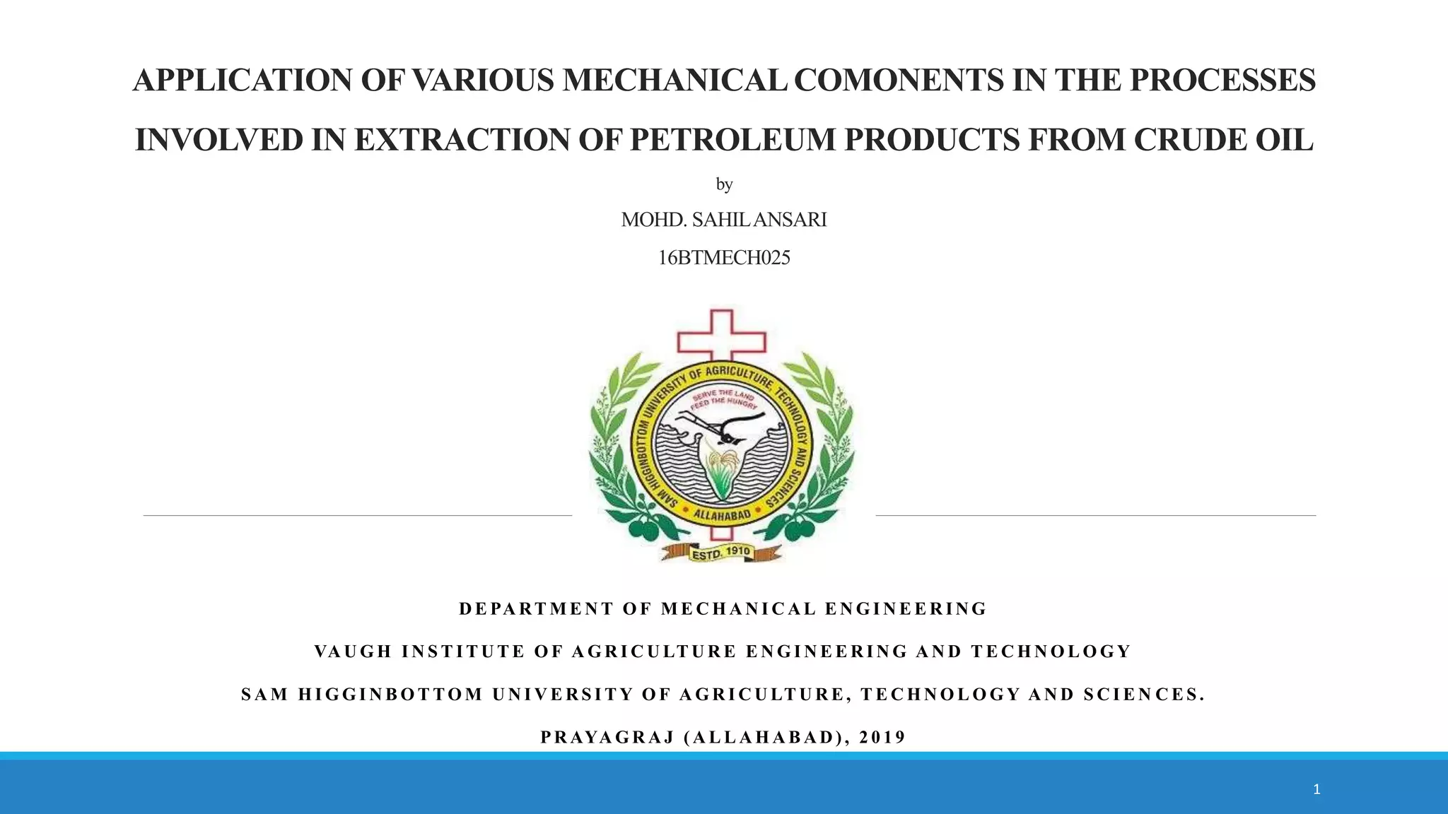 Mathura Refinery: Training Presentation | PPTX