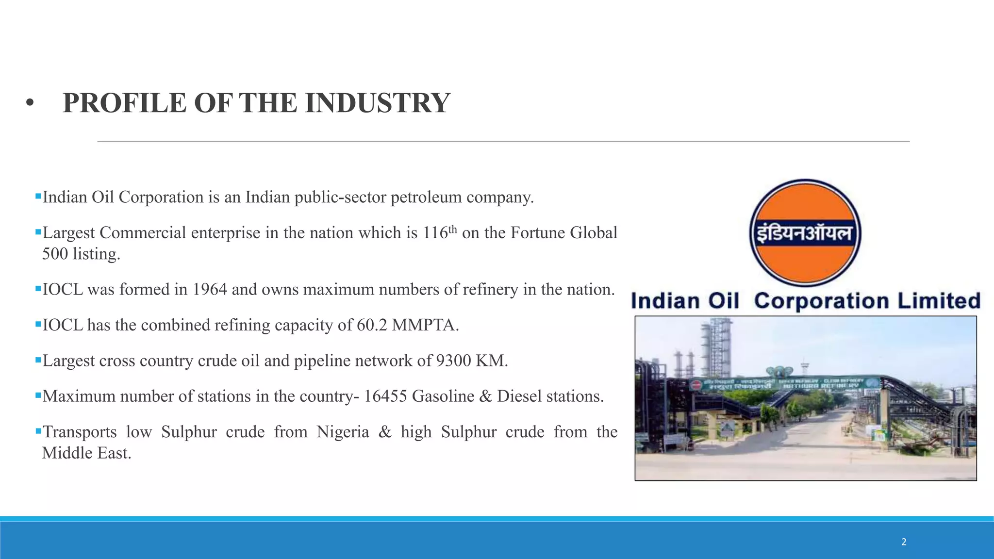 Mathura Refinery: Training Presentation | PPTX