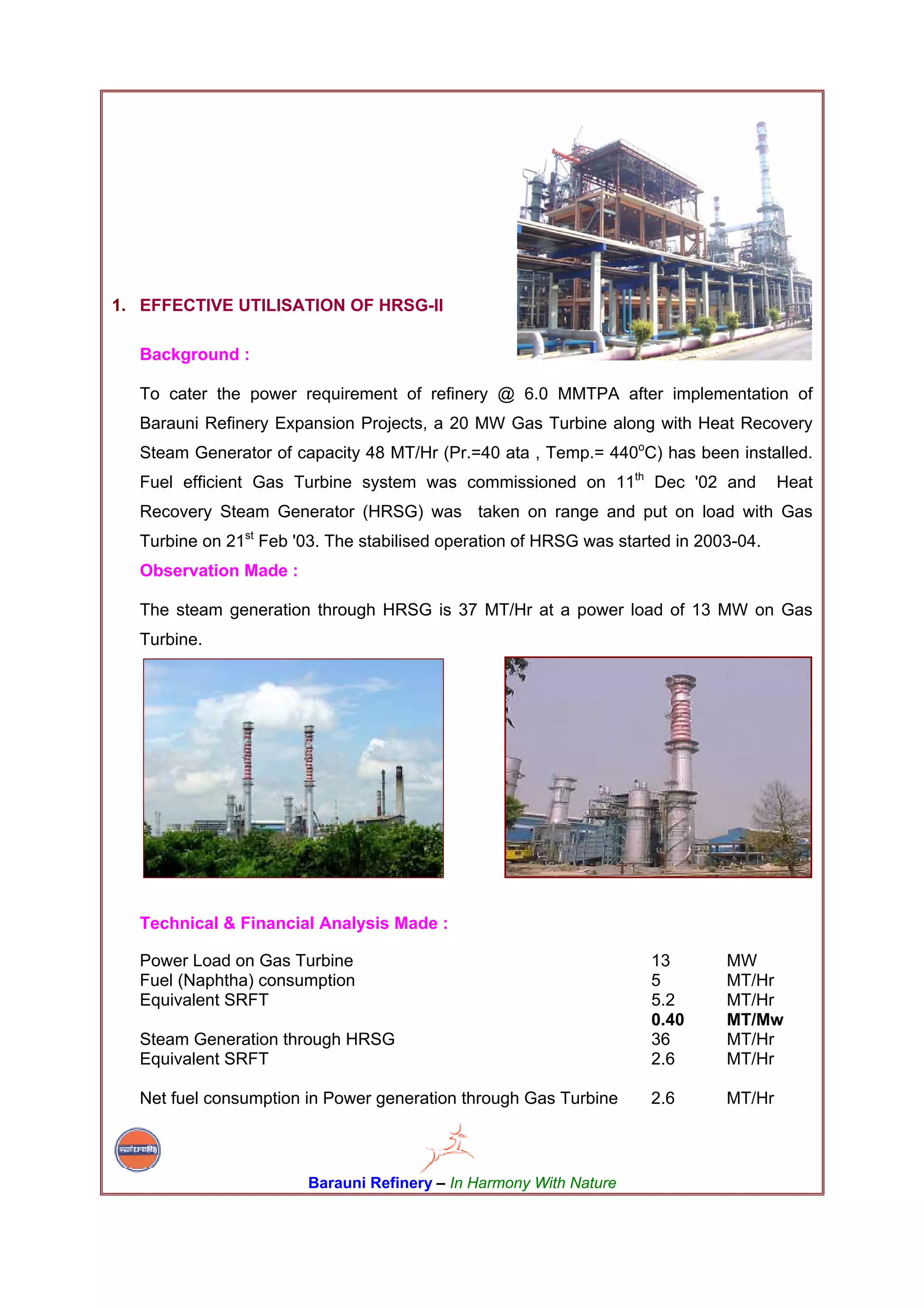 Indian oil corporation barauni refinery | PDF