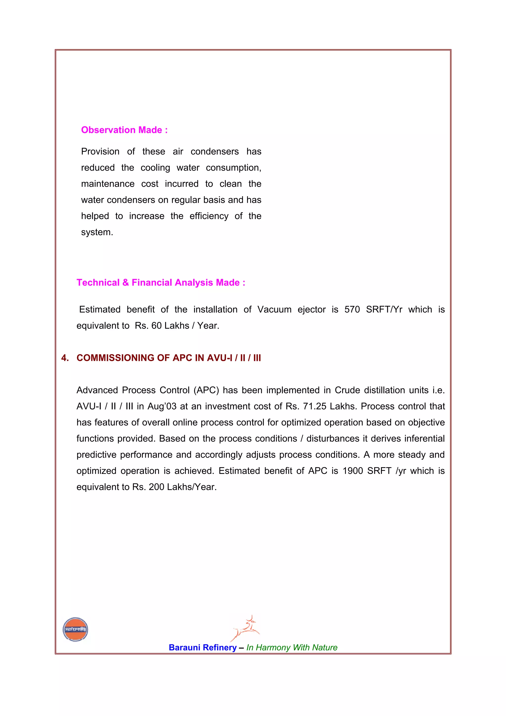 Indian oil corporation barauni refinery | PDF