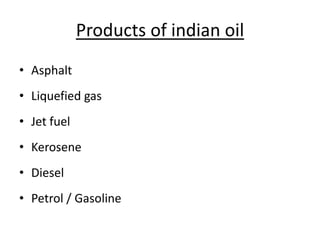 INDIAN OIL | PPTX