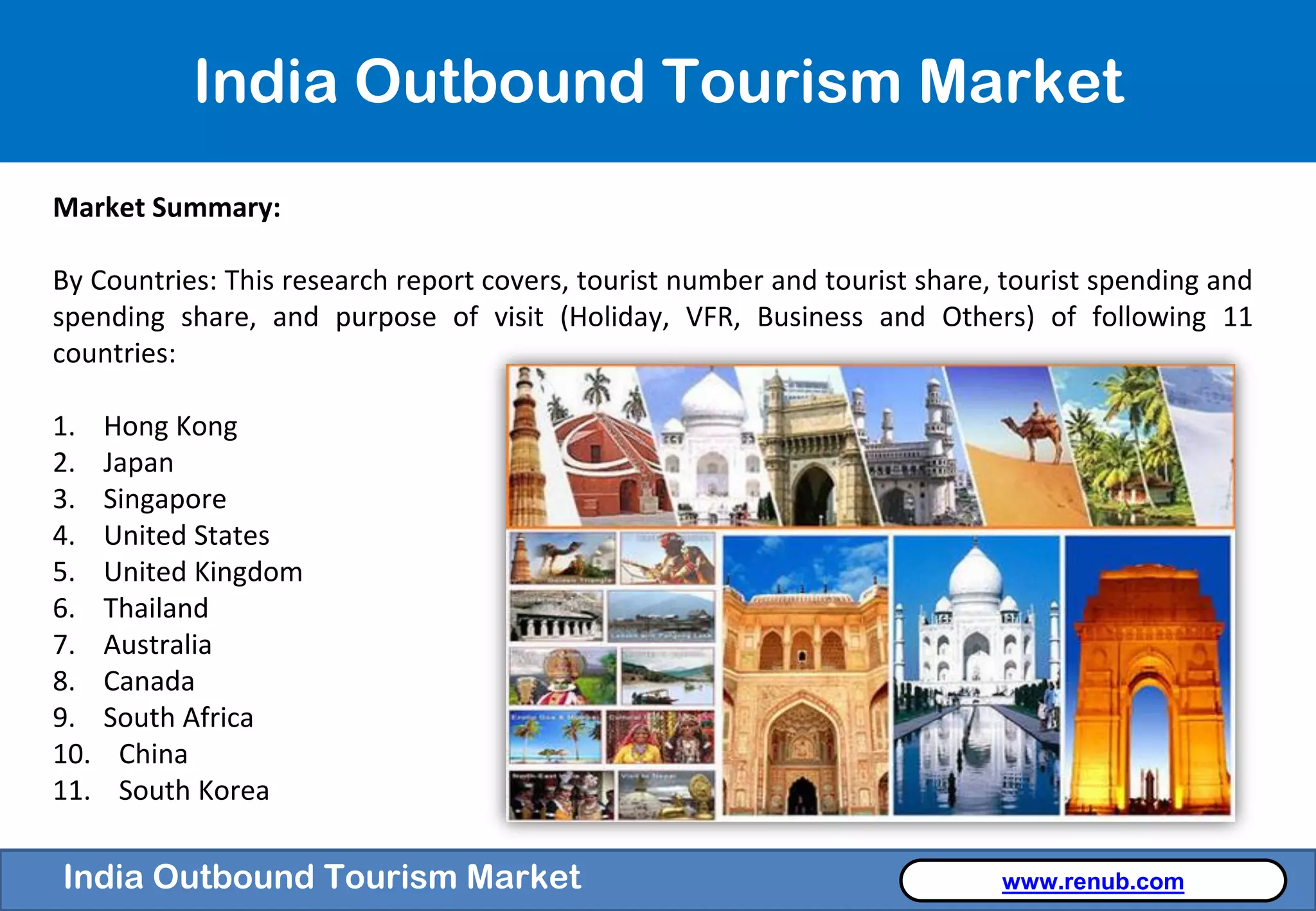 India Outbound Tourism Market will exceed US$ 42 Billion | PDF