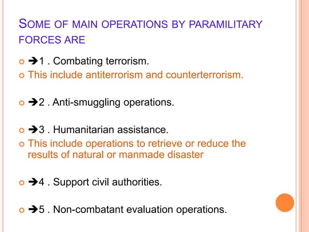 Indian paramilitary forces presentation | PPTX