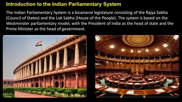 Indian Parliamentary system | PDF | Political Issues & policy | Politics