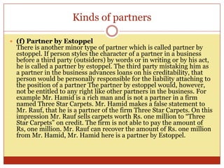 Indian partnershipact | PPTX