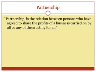 Indian partnershipact | PPTX