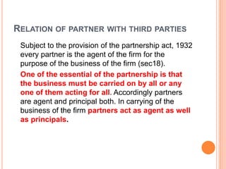 Indian partnership act | PPTX