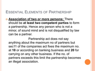 Indian partnership act | PPTX