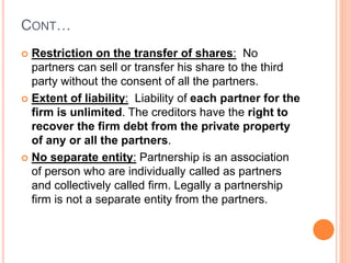 Indian partnership act | PPTX