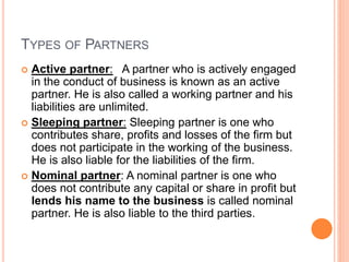 Indian partnership act | PPTX