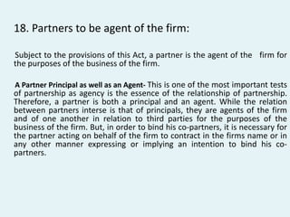 Indian partnership act 1932 | PPTX