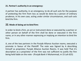 Indian partnership act 1932 | PPTX