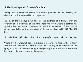 Indian partnership act 1932 | PPTX