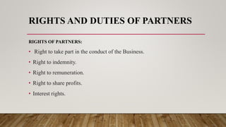 INDIAN PARTNERSHIP ACT | PPTX
