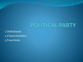 Indian party system | PPTX