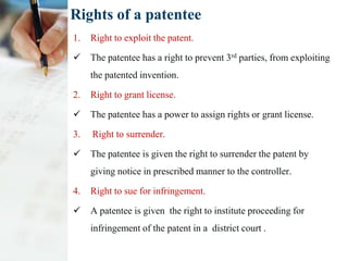 Indian patent act | PPTX