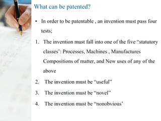 Indian patent act | PPTX