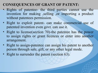 Indian patent act | PPT