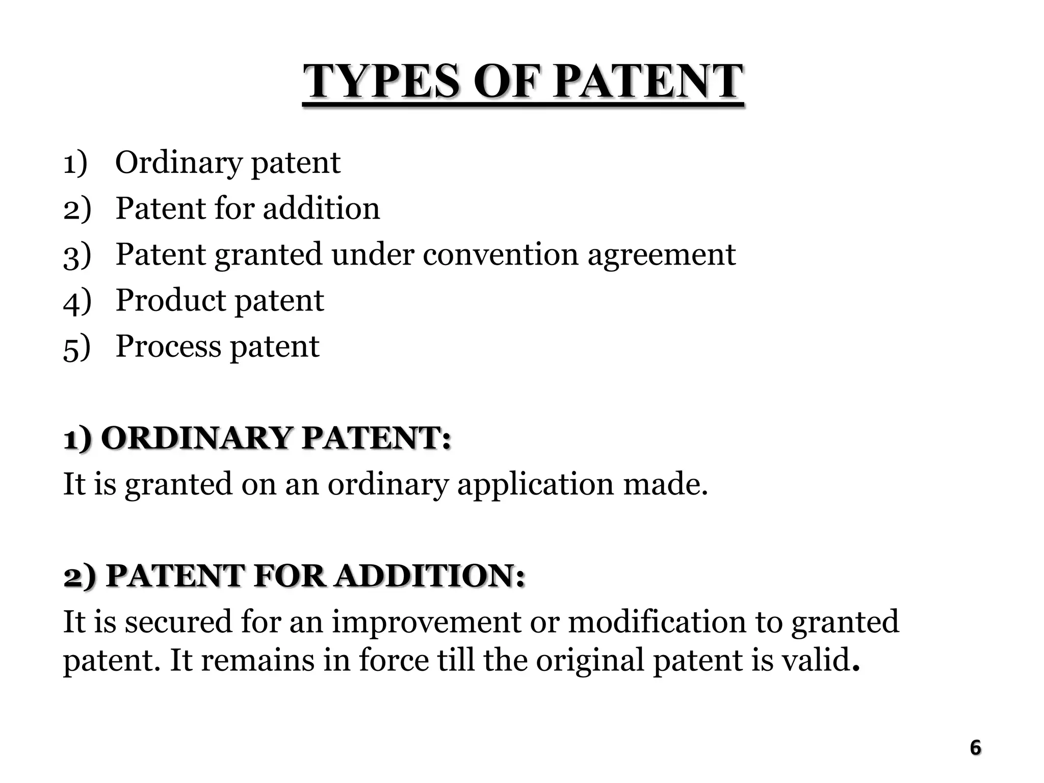 Indian patent act - 1970 | PPTX