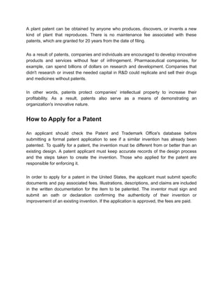 Indian patent act | PDF