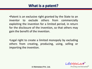 Indian Patent Law: Patentability requirements and filing procedure | PDF