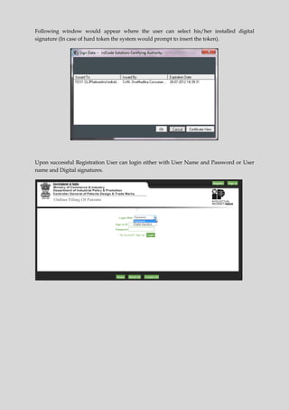 Indian patent office - comprehensive efiling manual | PDF