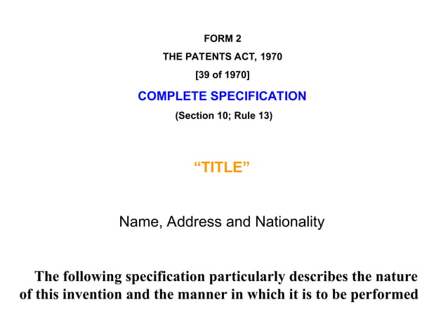 Indian Patent System and Patent drafting.ppt