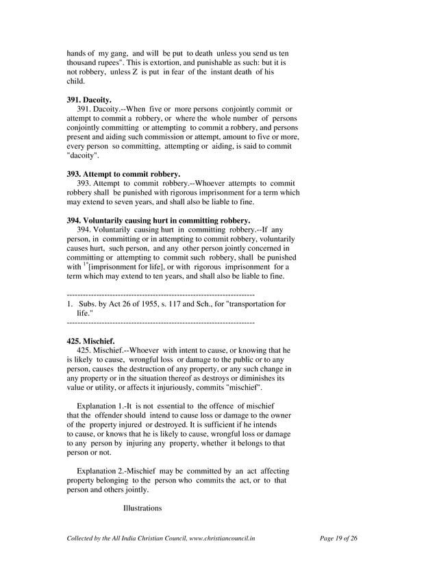 Indian Penal Code 1860 | PDF