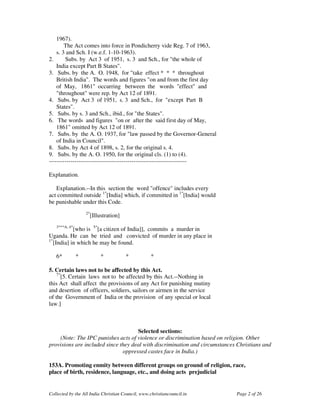 Indian Penal Code 1860 | PDF