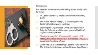 INDIAN PENAL CODE (A BRIEF HISTORY) BY SHRADDHA PANDIT | PPTX