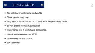 Indian pharmaceutical | PPTX | Pharmaceutical Industry | Industries